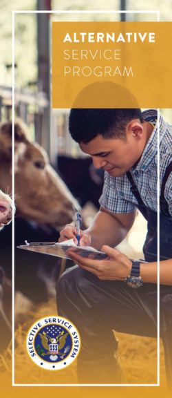 National Alternative Service Program : Selective Service System