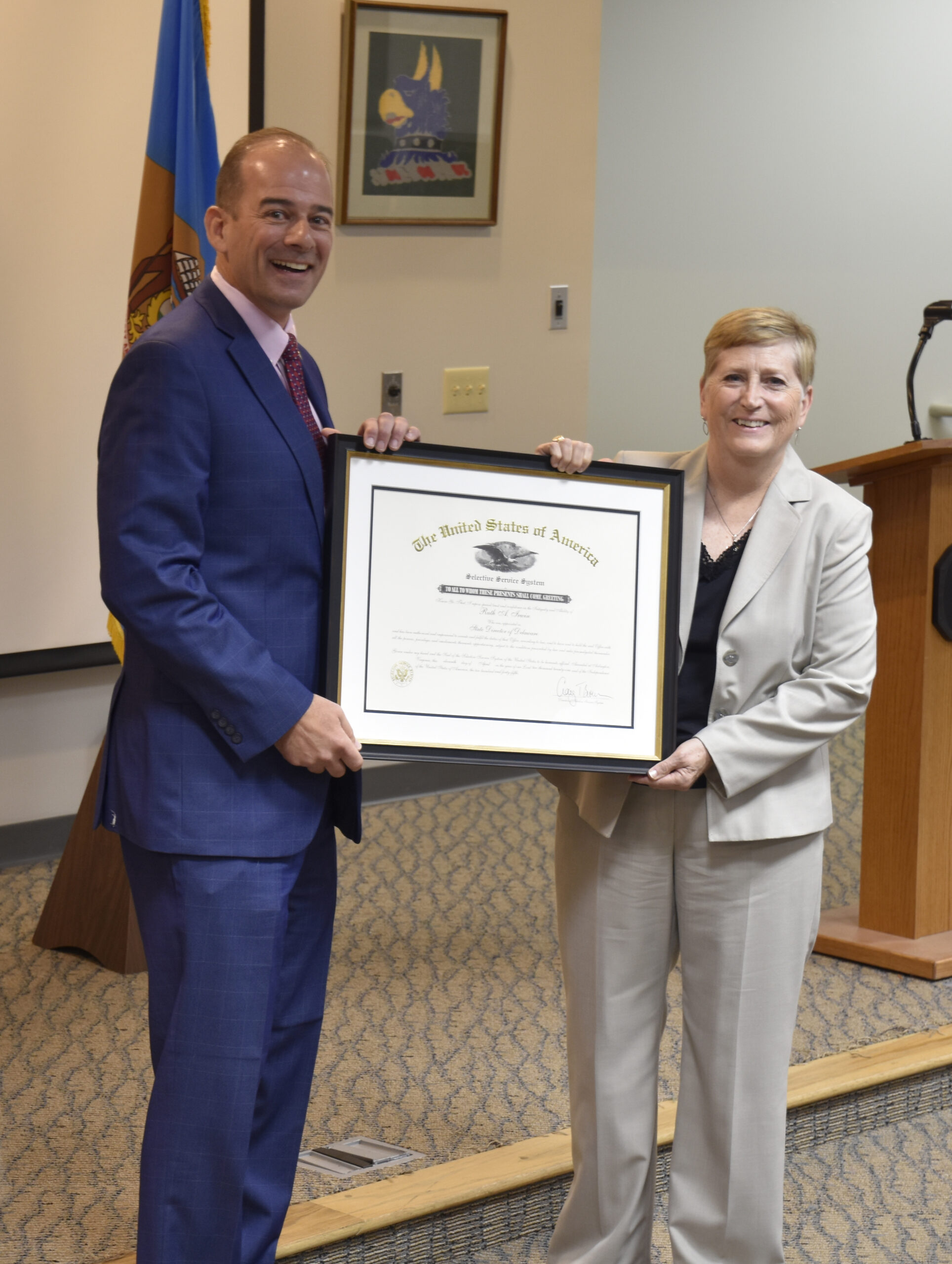 Ruth A. Irwin, BG (Ret.) Sworn in as First Female Delaware State ...